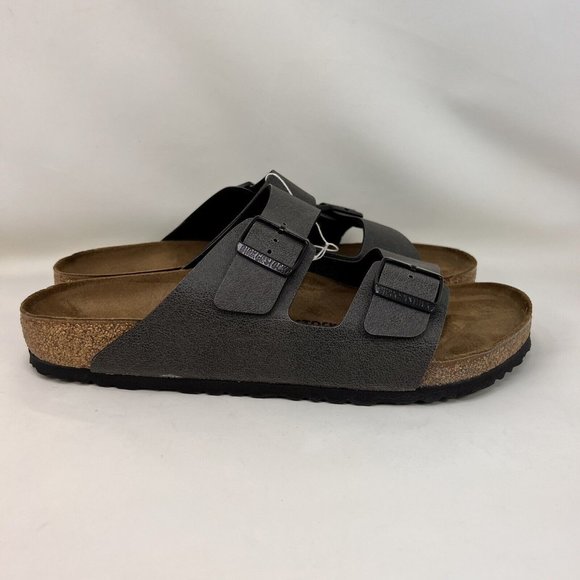Birkenstock | Shoes | Birkenstock Arizona Bs Sandals Gray Mens Size 3 ...